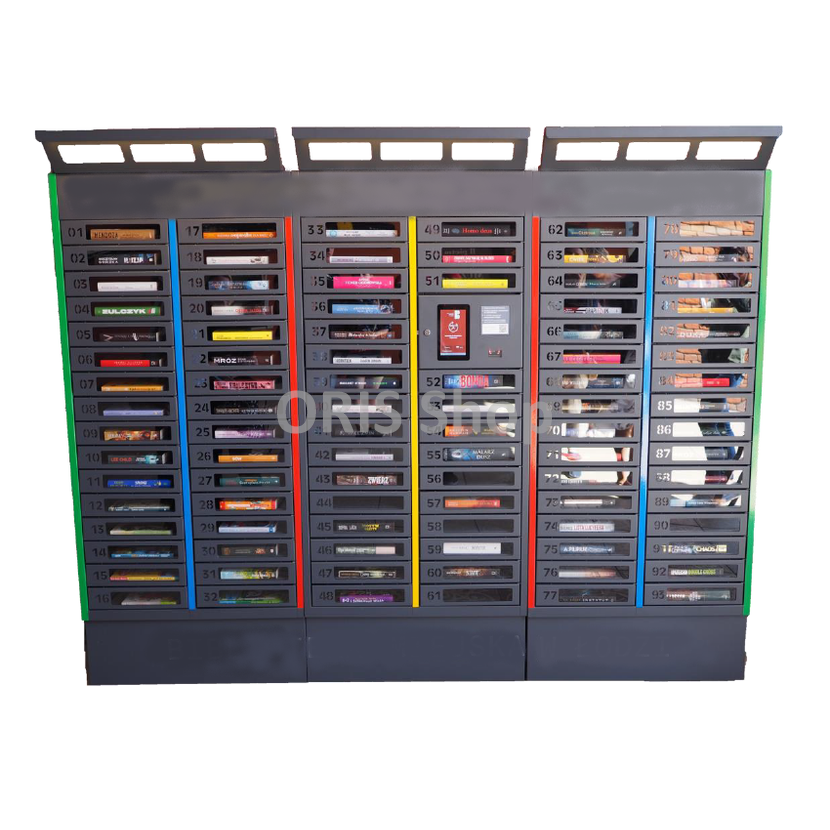 Samoobslužný automat RFID pro výpůjčky a vrácení Book O Mat Transparent ...